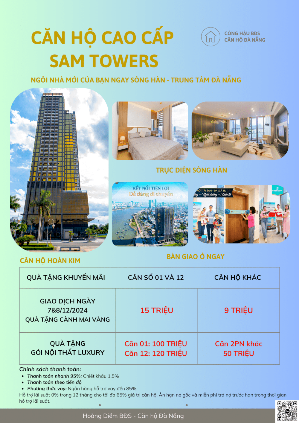 SAM Towers Đà Nẵng View pháo hoa đẹp nhất - Ưu đãi hấp dẫn tháng 12 ...